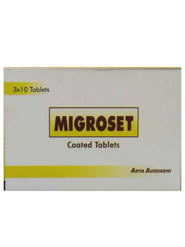 Buy Arya Aushadhi Migroset Tablets Online