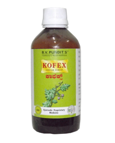 BV Pandit Kofex (Cough Syrup) - Buy Online | Ask Ayurveda
